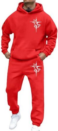 Generic Combinaison Homme De Ski Survetement Blanc Fils Gardien Surchemise Polyester Courte Pochette Couple Décontractée Cuissard Assortie Identique Poche Bro