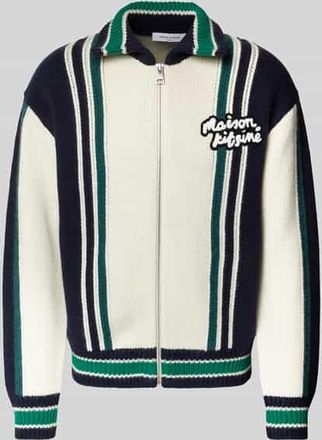 Maison Kitsun&eacute; Jeansjacke mit Knopfleiste