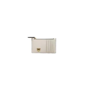 Pinko Pinko, Femme, Accessoires, Beige, Taille: ONE Size Porte-cartes Airone