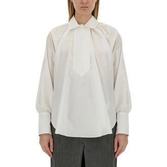 Patou Femme, Blouses et Chemises, Blanc, Taille: 36 FR Blouse Artist