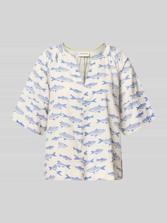 Stefanel Blusenshirt im Allover-Look Modell SADIRA