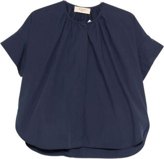 Max Mara Femme, Blouses et Chemises, Bleu, Taille: 38 FR Blouses
