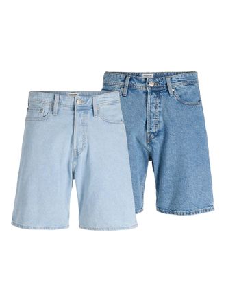Jack & Jones Male Jeans-Shorts 2er-Pack Loose Fit Jeans-Shorts