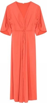 Gustav Femme, Robes, Orange, Taille: 46 FR Wrap Dress
