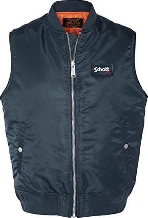 Schott NYC MAV Blouson, Navy, M Homme