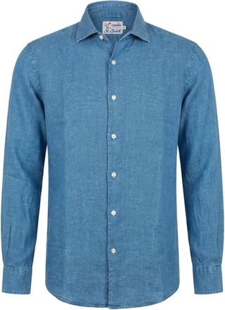 Saint Barth Homme, Chemises, Bleu, Taille: XL Raphael Shirt