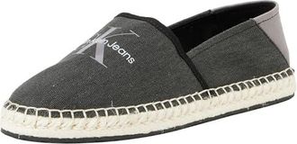 Calvin Klein Jeans Femme Espadrilles Chaussures en Toile, Multicolore (Black/Stormfront), 40