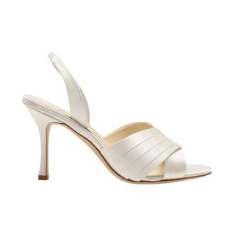 Manolo Blahnik Vierasan 90 Stilettosandalen - - Shoes - Damen - Beige - 38 EU