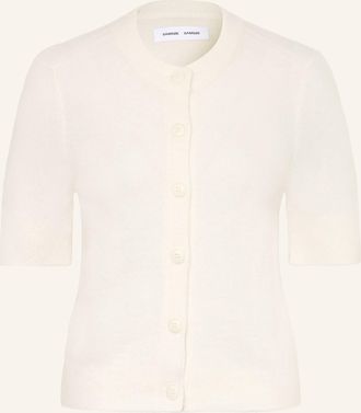 Sams&oslash;e & Sams&oslash;e Sams&oslash;e Sams&oslash;e Strickjacke Sanoura Mit Merinowolle Und Alpaka weiss