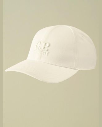C.P. Company Cap aus Baumwolle mit gesticktem Label-Schriftzug in