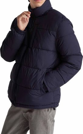 Benetton Herren Giubbotto 2nbpun06j Jacke, blau, XL