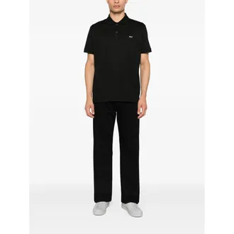 Paul & Shark Logo-Embroidered Cotton Polo - Black