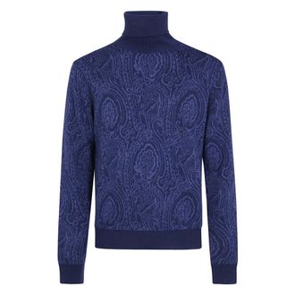 Etro Rollkragenpullover - - Knitwear - Herren - Blau - L
