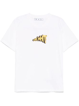 Off-white t-shirt &agrave; imprim&eacute; Arrows - Blanc