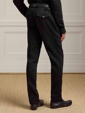 Ralph Lauren Mens Trouser Black Cotton Trousers