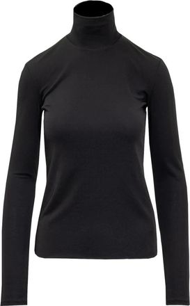 Jil Sander Femme, Pulls, Noir, Taille: 40 FR Turtleneck Top