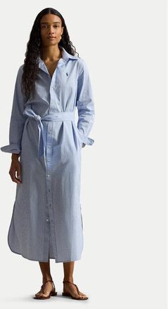Polo Ralph Lauren Hemdkleid 211A96362001 Himmelblau Regular Fit