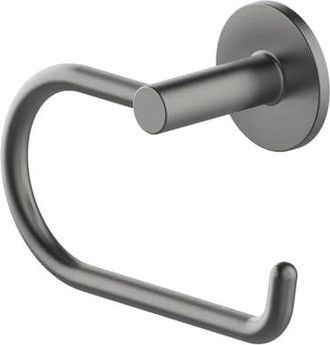 Lenz Papierhalter SIVO in Graphit - Ohne Deckel - Wandmontage - Zum Bohren oder Kleben - Pflegeleichte Oberfl&auml;che & hochwertige Verarbeitung - 4203752