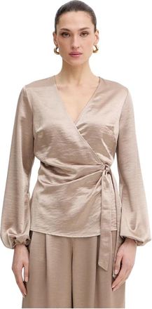 Guess Damen, Blusen & Hemden, Beige, SGr&ouml;&szlig;e