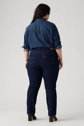 Levi's Jean 314 Galbant Straight (grandes Tailles) - Femme - Bleu / Darkest Sky - 14L