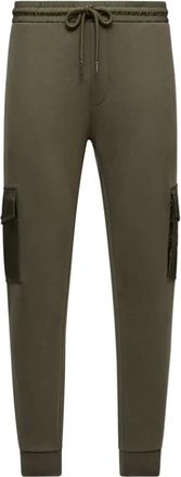 Moncler Homme, Pantalons, Vert, Taille: L Pantalons de surv&ecirc;tement