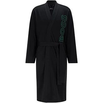 BOSS Identity Kimono Peignoir, Noir 1, L Homme
