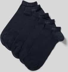 HUGO BOSS Sneakersocken mit Label-Schriftzug im 5er-Pack Modell Uni Color