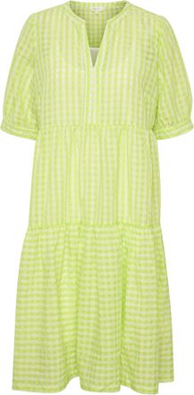 Part Two Part Two Damen Nidiapw Kleid, Gras Green Check, 40