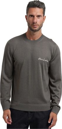 A|X Armani Exchange Pull &agrave; col rond - Homme - Pulls - Gris - Taille: 2XL