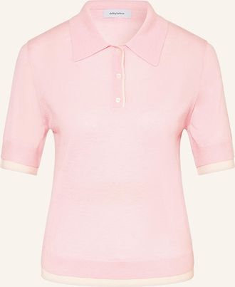 Darling Harbour Darling Harbour Strick-Poloshirt rosa
