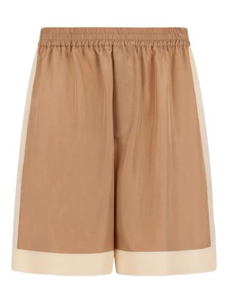 Dsquared2 short &agrave; patch logo - Marron