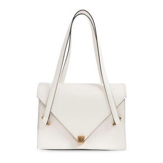 Versace Severine Leder Umh&auml;ngetasche - - Bags - Damen - Wei&szlig; - ONE SIZE