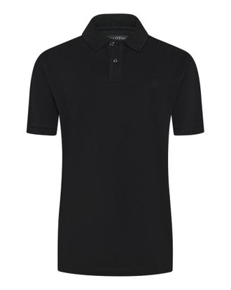 Marc O'Polo Poloshirt in Washed-Optik mit Label-Stickerei, Regular Fit in