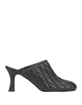 8 by YOOX QUILTED LEATHER MULES