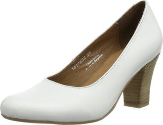 Andrea Conti Damen 1417402 Pumps, Weiß (weiß 001)