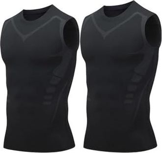 Generic Ionic Shaping Vest,Powershape Vest,Power Shape Vest,d&eacute;bardeur De Compression Homme,Debardeur Homme,Gilet Modelant Ionique Nouvelle &Eacute;dition,Men Body Sh