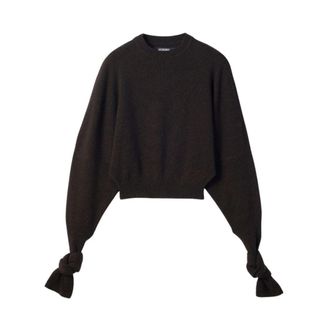 Jacquemus Le Pull Fiocco - - Knitwear - Damen - Braun - 3XS