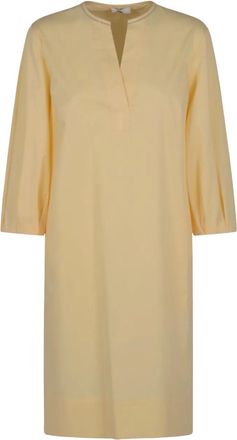 PESERICO robe-tunique à manches crop - Jaune