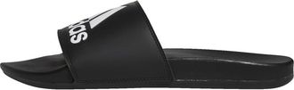 adidas Unisex Adilette Comfort Slides, Core Black / Cloud White / Core Black, 44.5 EU