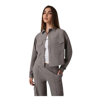 Guess Femme, Vestes, Gris, Taille: 40 FR Rhea Jacket