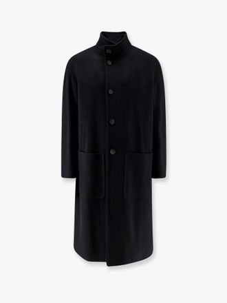 Hev&ograve; Savelletri virgin wool blend coat - HEVO - gender_Man