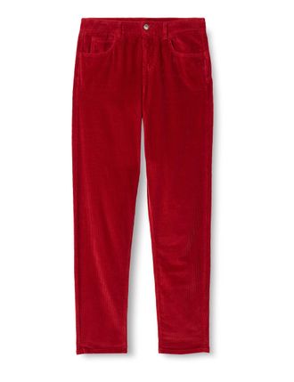 Benetton Damen 4ha2de00s Hose, Kardinalrot 38p, 34