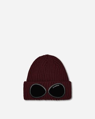 C.P. Company Extra Fine Merino Wool Goggle Beanie Andorra