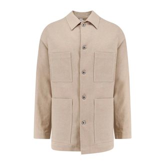 Hev&ograve; Herren, Jacken, Beige, MGr&ouml;&szlig;e