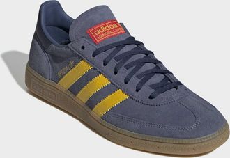 adidas Sneaker ADIDAS PERFORMANCE HANDBALL SPEZIAL, Herren, Gr. 38,5, blau (preloved ink, hazy gelb, collegiate navy), Leder, Schuhe Sneaker, Topseller
