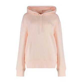 Autry Femme, Sweatshirts et sweats &agrave; capuche, Rose, Taille: 40 FR Logo Detail Cotton Terry Sweat &agrave; capuche