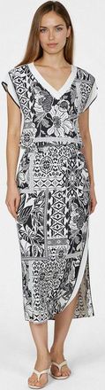 Marc Aurel Blusentop mit Patchwork-Print