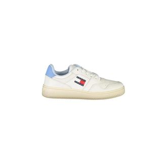 Tommy Hilfiger Femme, Chaussures, Blanc, Taille: 38 EU Baskets Minimalistes en Polyester