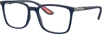Ray-Ban unisex, Accessoires, Bleu, Taille: 54 MM Rx7240M Optical Frame