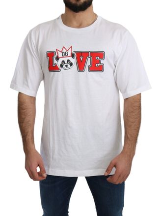 Dolce & Gabbana Panda Liebe T-Shirt Tsh4955